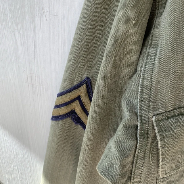 VINTAGE US ARMY OD Green Cotton Utility Shirt military £34.46 - PicClick UK