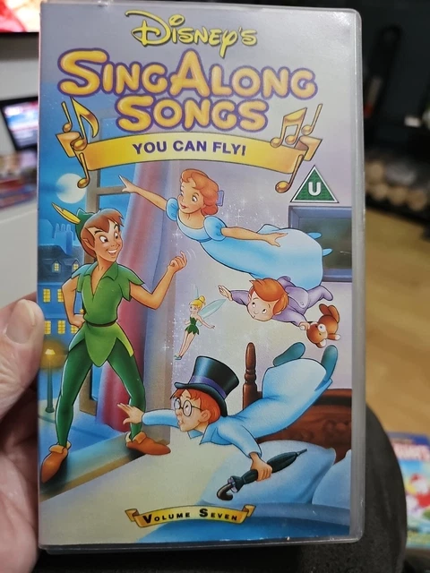 VINTAGE DISNEY SING Along Songs - You Can Fly (VHS/SH, 1993) £4.99 ...