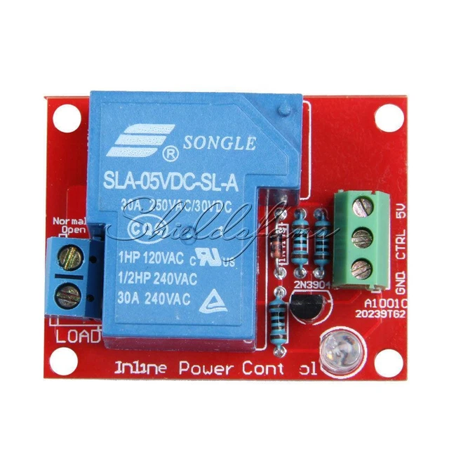 SLA-05VDC-SL-A RELAY MODULE 5V 12V 24V 30A High Arduino AVR PIC DSP ARM ...
