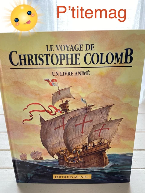 ANCIEN LIVRE ANIMÉ Pop Up : Le Voyage De Christophe Colomb Ed Mondo ...