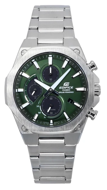 CASIO EDIFICE SLIM Line Cronografo Analogico Orologio Solare EFS-S570D ...