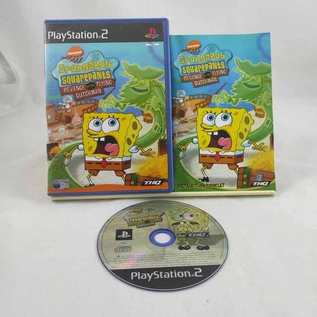 SPONGEBOB SQUAREPANTS REVENGE OF THE FLYING DUTCHMAN PlayStation 2 PS2 ...