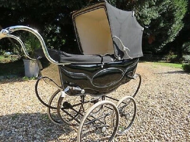 SILVER CROSS COACH built pram 1950's Devere £250.00 - PicClick UK