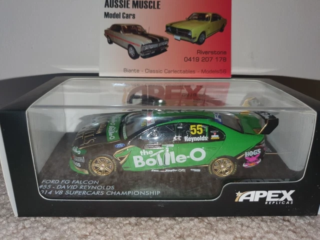 1:43 APEX FORD FPR FG Bottle-O Falcon #55 David Reynolds 2014 V8 ...