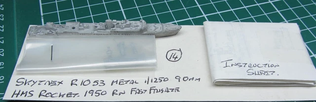 HMS ROCKET 1950S RN Frigate by Skytrex, Scale 1/1250 Ship Model £7.99 ...