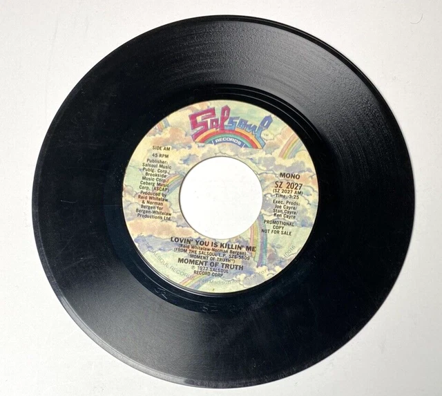 MOMENT OF TRUTH - Lovin' You Is Killin' Me Sal Soul Records Soul Disco ...