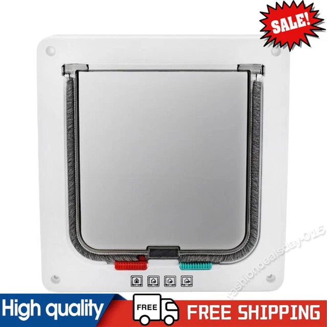 LOCKABLE PLASTIC FLAP Doors Humanity Design for Interior Exterior (S) £ ...
