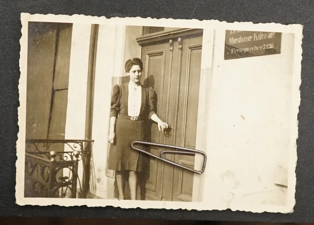FOTO PORTRAIT FRAU Jung Model Mineralwasser Werbung Schild Statescu ...