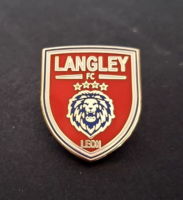 LANGLEY FOOTBALL CLUB Butterfly Pin Badge £3.30 - PicClick UK