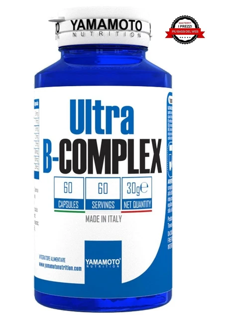 ULTRA B-COMPLEX 60 Caps Yamamoto Nutrition Metabolism Energizing 60 ...