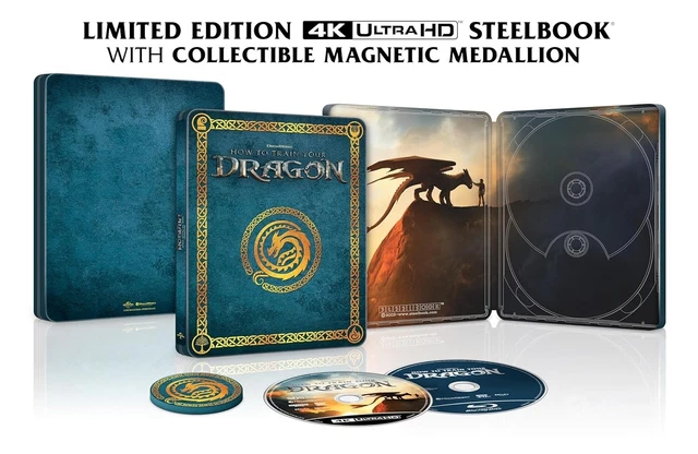HOW TO TRAIN Your Drageon (2025) Steelbook (4K/Blu-ray/Digital) 8/2025 ...