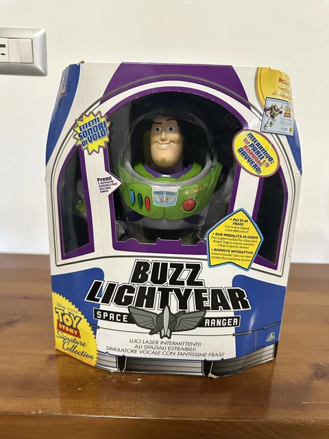 TOY STORY Buzz Lightyear signature collection italiano in box originale ...