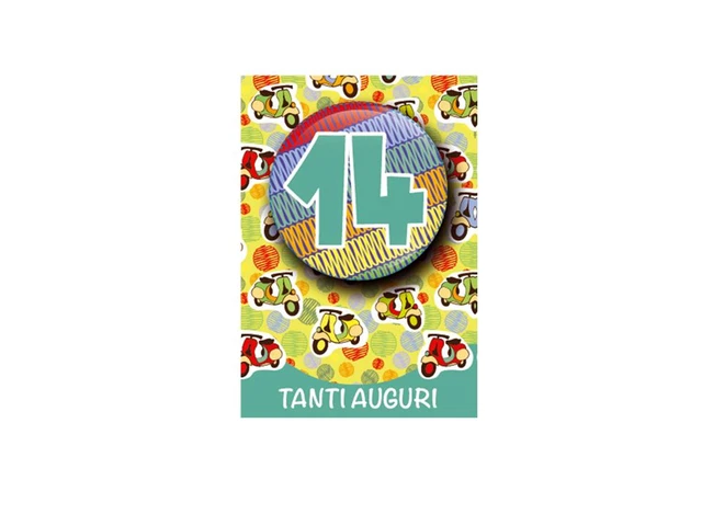 BIGLIETTO SR.35 COMPLEANNO Eta'Virca 14 Anni | Selezione Vertecchi EUR ...