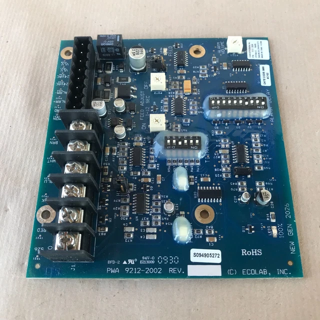 ECOLAB PWA 9212-2002 Pcb Eco-2026 Alarm Delay Module $140.25 - PicClick CA
