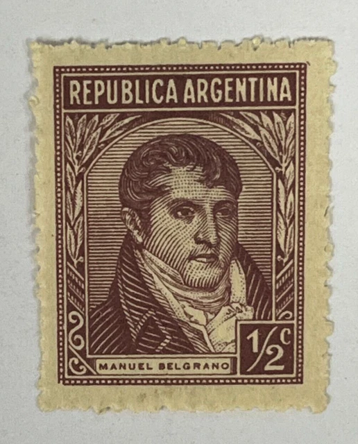 ARGENTINA 1/2C STAMP - Manuel Belgrano (Used) X42 EUR 2,04 - PicClick FR