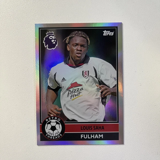 TOPPS 2026 PREMIER League 25/26 Football TCG Louis Saha Retro Threads ...