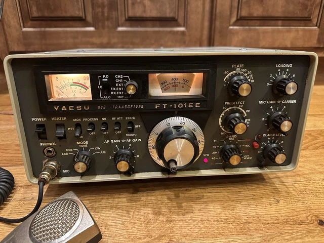 YAESU FT-101EE SSB Transceiver – Vintage Amateur Ham Radio $341.80 ...
