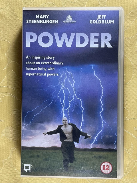 POWDER VHS VIDEO 1995 Sean Patrick Flanery, Jeff Goldblum Movie £4.75 ...