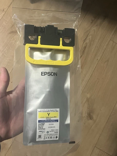 GENUINE EPSON T01D4 yellow ink supply units WF-C529R C579R ORIGINAL (w1 ...