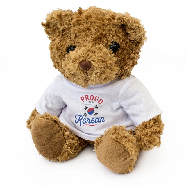 PROUD TO BE KOREAN - Teddy Bear - Cute Cuddly Soft Adorable - Korea ...