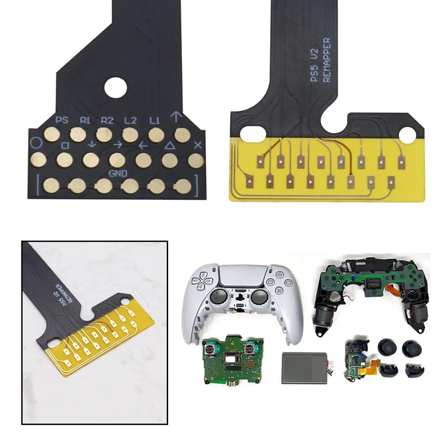 2X CONTROLLER V2 Remap Board per PS5 Controller Dual Sense BDM-030 Scuf ...