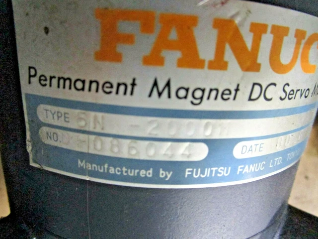 FANUC DC SERVO Motor 5N-2000 EUR 645,38 - PicClick FR