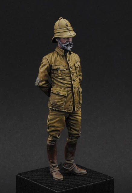 TOMMYS WAR 54MM Resin WW1 German Officer Shutztruppe 1915 Figure ...