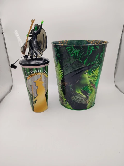 WICKED FOR GOOD Elphaba Limited Ed Cinema Popcorn Bucket Tin Embossed ...