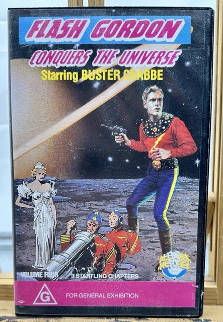 FLASH GORDON : Conquers The Universe VHS Tape In Good Condition 8877 ...