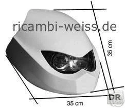 DR52 GFK STREETFIGHTER Kanzel Maske Motorrad Suzuki Honda Kawasaki ...