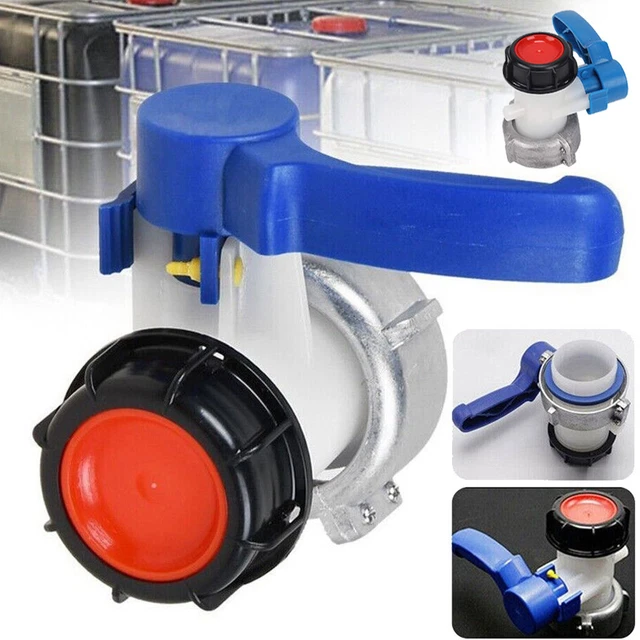 IBC TANK ADAPTER Butterfly Valve IBC Water Container Tap Fitting ...