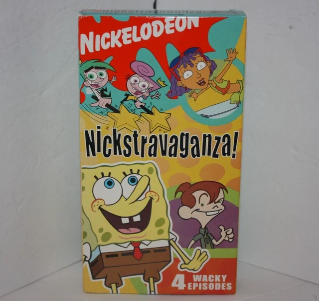 RARE VINTAGE NICKELODEON Nickstravaganza! VHS Tape w/4 Wacky Episodes ...