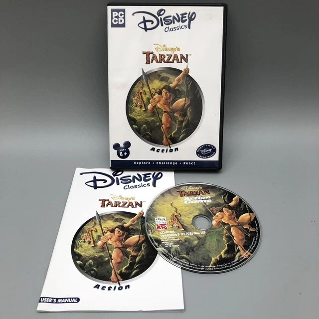 DISNEYS TARZAN ACTION Game Classics Windows PC CD Rom Complete With ...