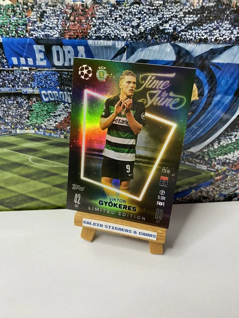 TOPPS MATCH ATTAX 2024/25 Viktor Gyokeres Sporting Time To Shine Edizione Limitata EUR 3,98 ...