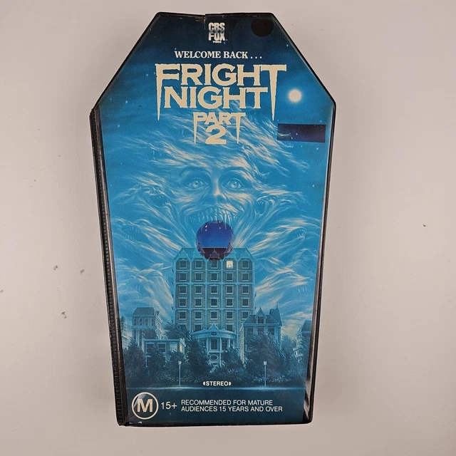 FRIGHT NIGHT 2 [VHS] 1988 CBS Fox Horror Australian Novelty Coffin ...