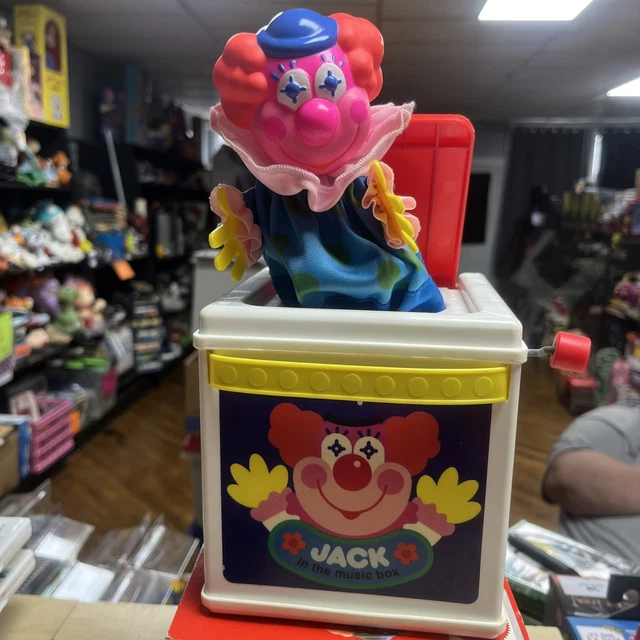 MATTEL - VINTAGE Jack in the Music Box - 1987 Clean & Working!!! Toys R ...