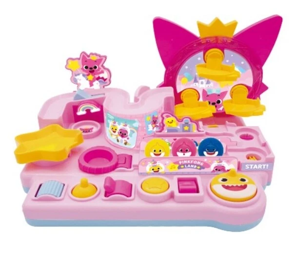 PINKFONG BABY SHARK Family Land Melody Play Land Toy LED Light Korean ...