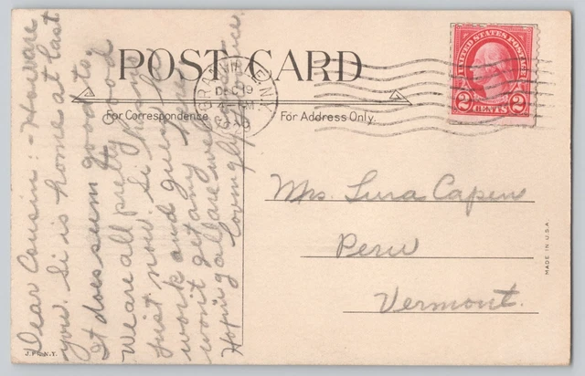 CHRISTMAS GREETINGS SAILING Ship Art Postcard $13.97 - PicClick AU