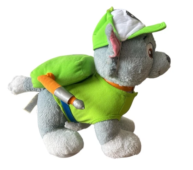 RARE BUILD A Bear Rocky Paw Patrol Plush With Hat, Vest, Action Pack ...