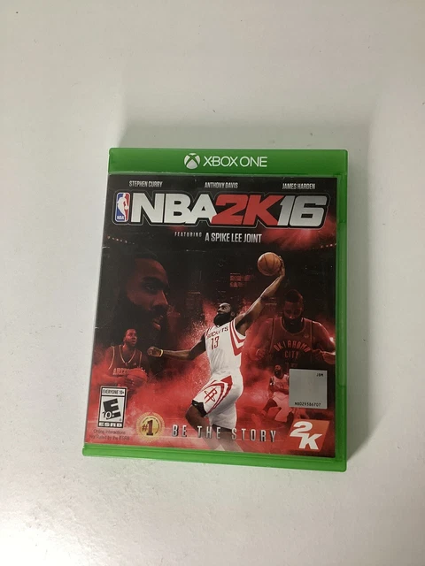 REPLACEMENT CASE ONLY No Game No Disc NBA 2k16 James Harden Cover Xbox ...