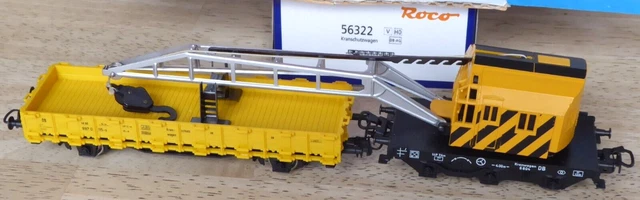 ROCO 56322 KRANSCHUTZWAGEN H0+Dampfkran Krupp-Ardelt Märklin 2-Leit.DC DB Ep.4/5 EUR 39,99 ...