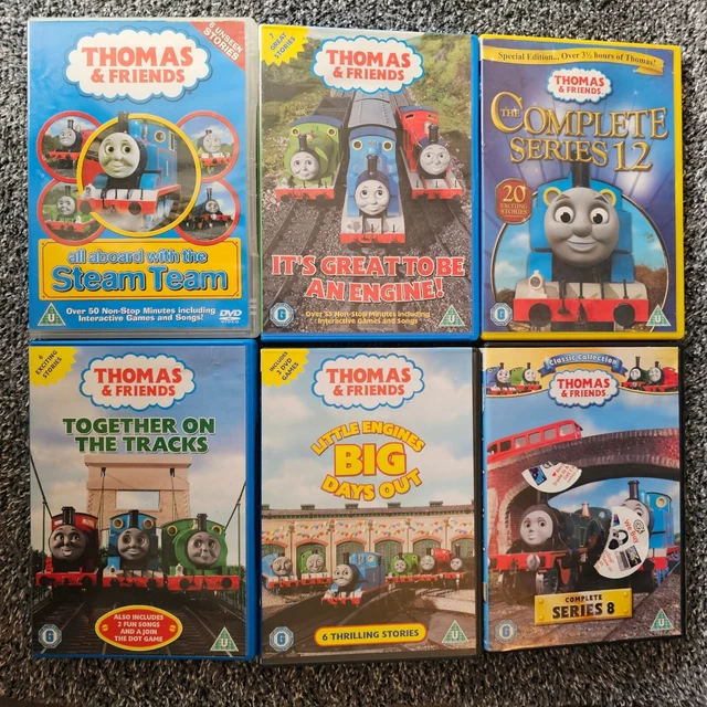 THOMAS THE TANK Engine Animation Train DVD Bundle Kid's Collection Job ...
