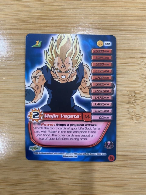 DBZ CCG TCG Dragon Ball Z Cards - Majin Vegeta High-Tech 4-Star Limited ...