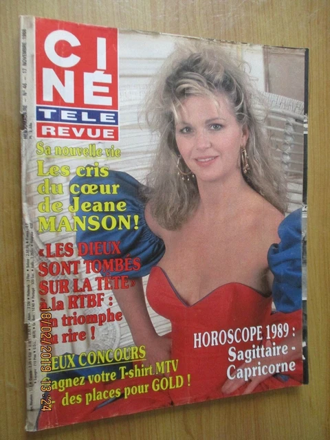 CINE TELE REVUE N° 46 Jeane Manson / Joe Penny 1988 Ed Belge EUR 3,00 ...
