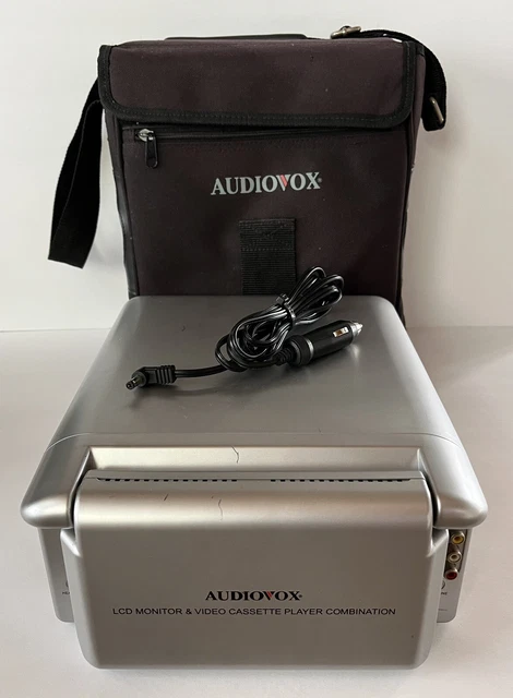 AUDIOVOX VBP2000 PORTABLE VHS Player & LCD Monitor Tested Works £94.74 ...
