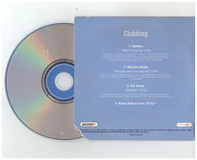 J.C. SINDRESS & Barfly " - Cd Compact Disc - 4 Titres EUR 4,90 ...