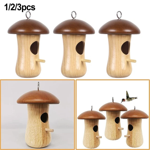 MAISON DE COLIBRI en bois naturel d licieuse surprise pour les amateurs de natu EUR 23,09 ...