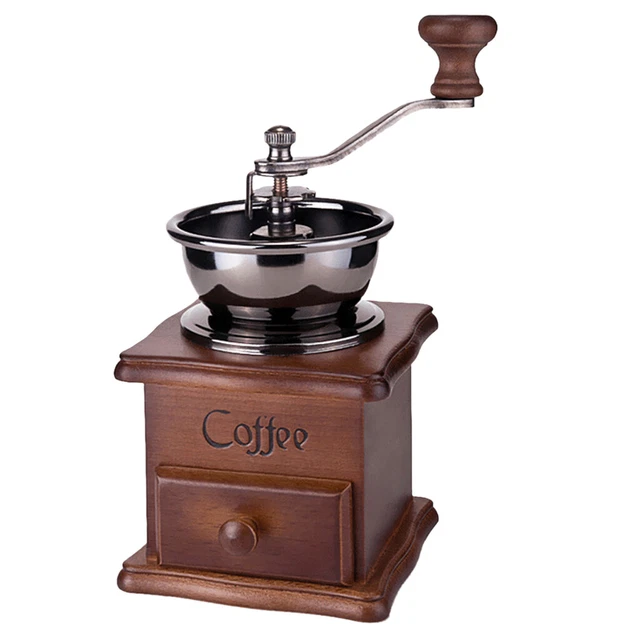 RETRO HOLZ KAFFEEMÜHLE Handmühle Handkaffeemühle Coffee Grinder Mill EUR 21,21 - PicClick DE