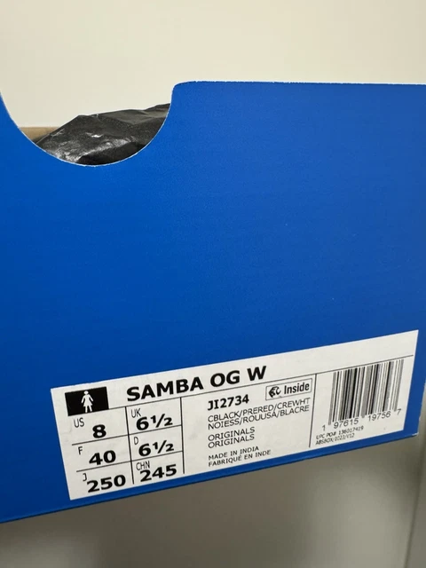 ADIDAS SAMBA OG preloved red leopard Women Size 7.5,8,8.5,9,9.5,10,10.5 ...