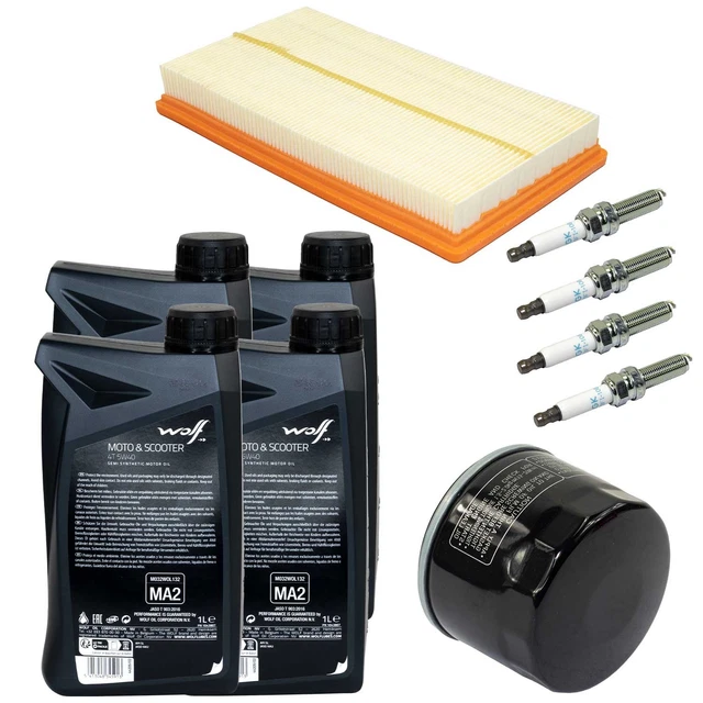 KIT BOUGIE D'ALLUMAGE Filtre à Huile Air 4L Entretien pour BMW M 1000 ...